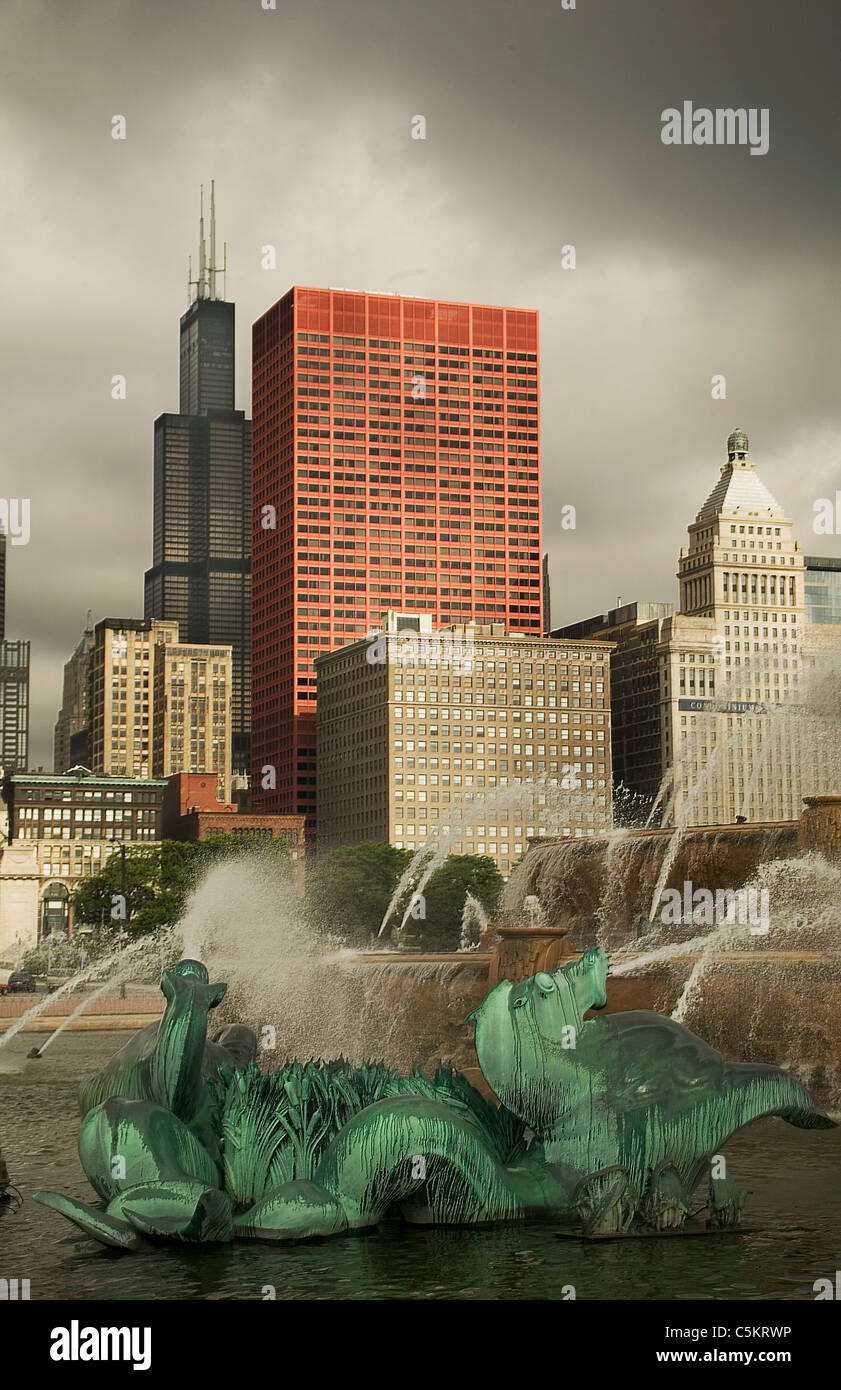 Chicago, Illinois, IBOT, June 2005 Stock Photo - Alamy
