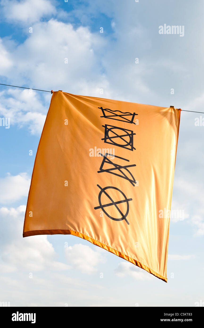 Washing symbols on clothing label hi-res stock photography and images ...