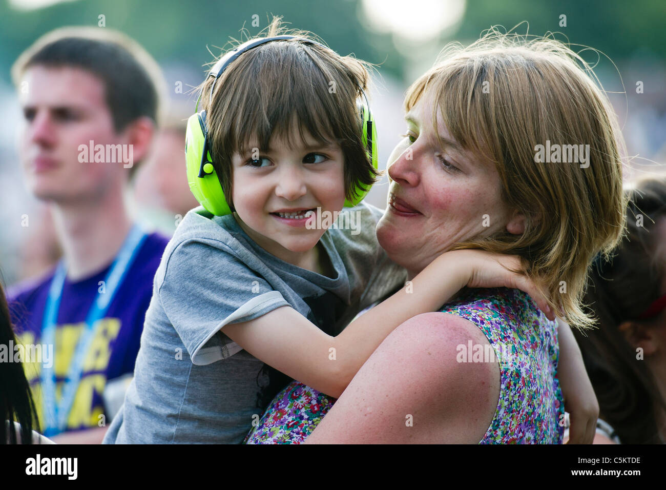 The 15000 strong crowd enjoys the music and free ice cream. The ...