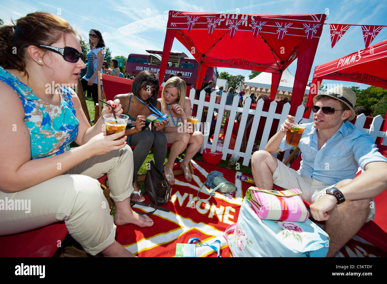 The 15000 strong crowd enjoys the music and free ice cream. The ...