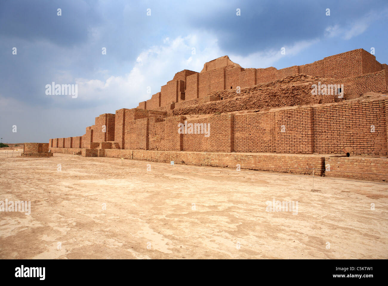 Elamite ziqqurat (13th century BC), UNESCO World Heritage Site, Chogha ...