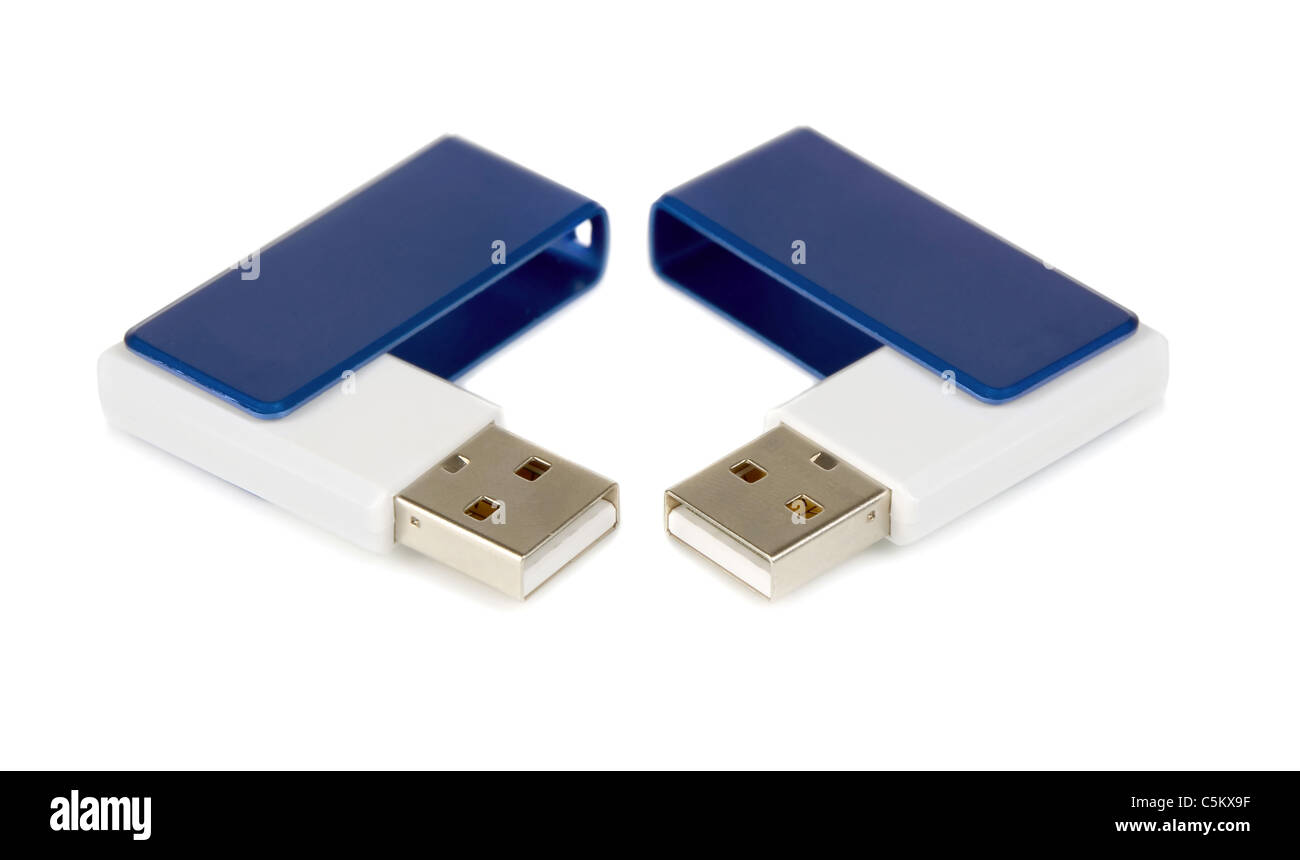 usb flash drive isolated on white background Stock Photo - Alamy