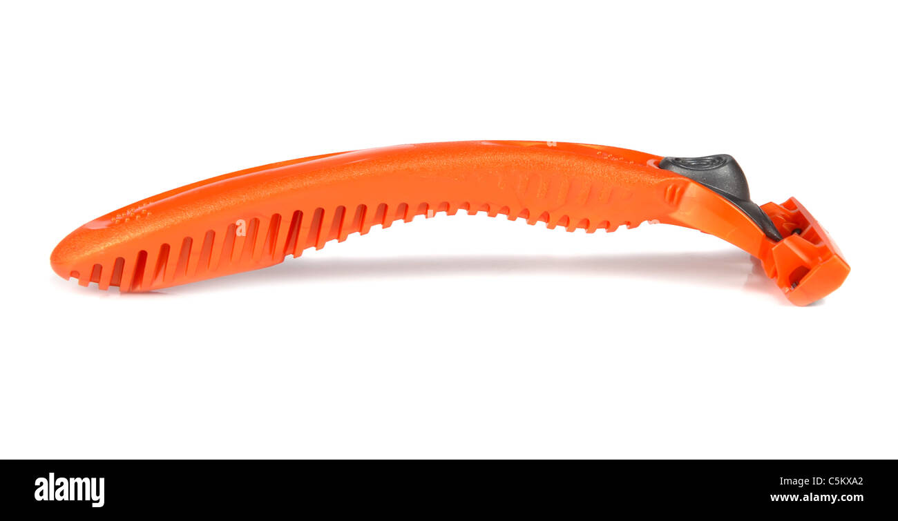 safety razor for shaving isolated on white background Stock Photo - Alamy