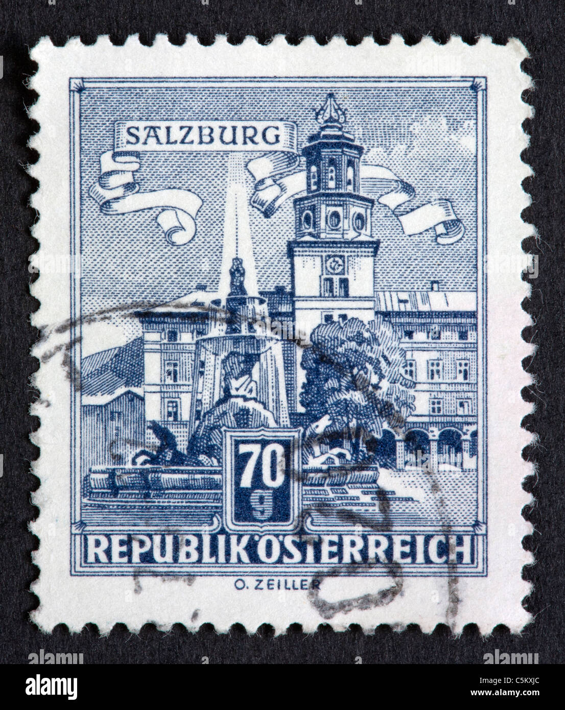 Austrian postage stamp Stock Photo - Alamy