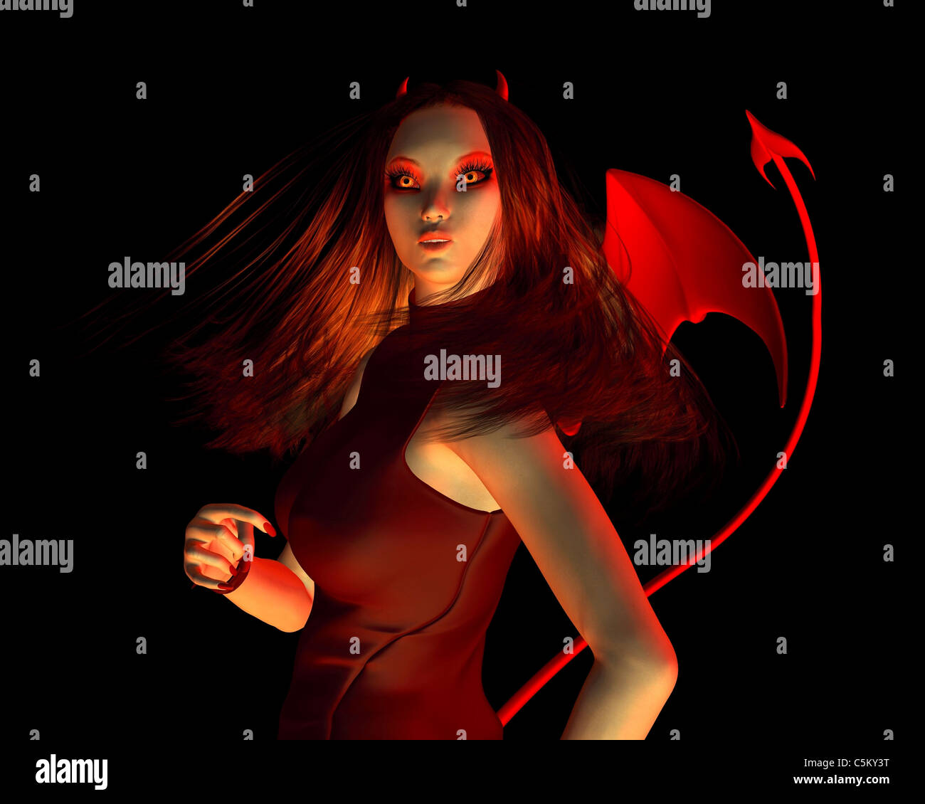 Devil tail hi-res stock photography and images - Alamy