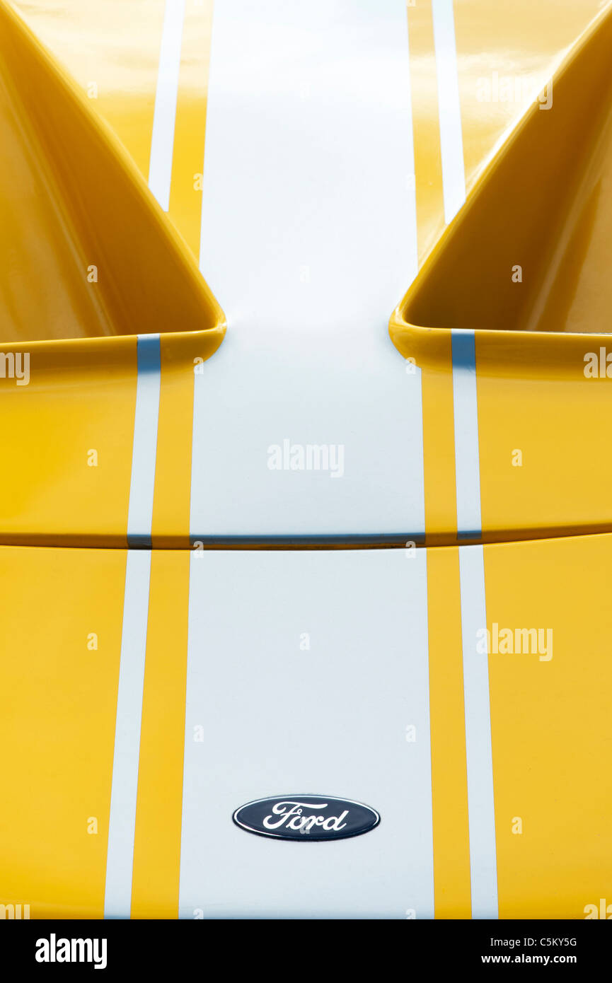 Ford GT40 . Classic American high performance sports car . Front end ...