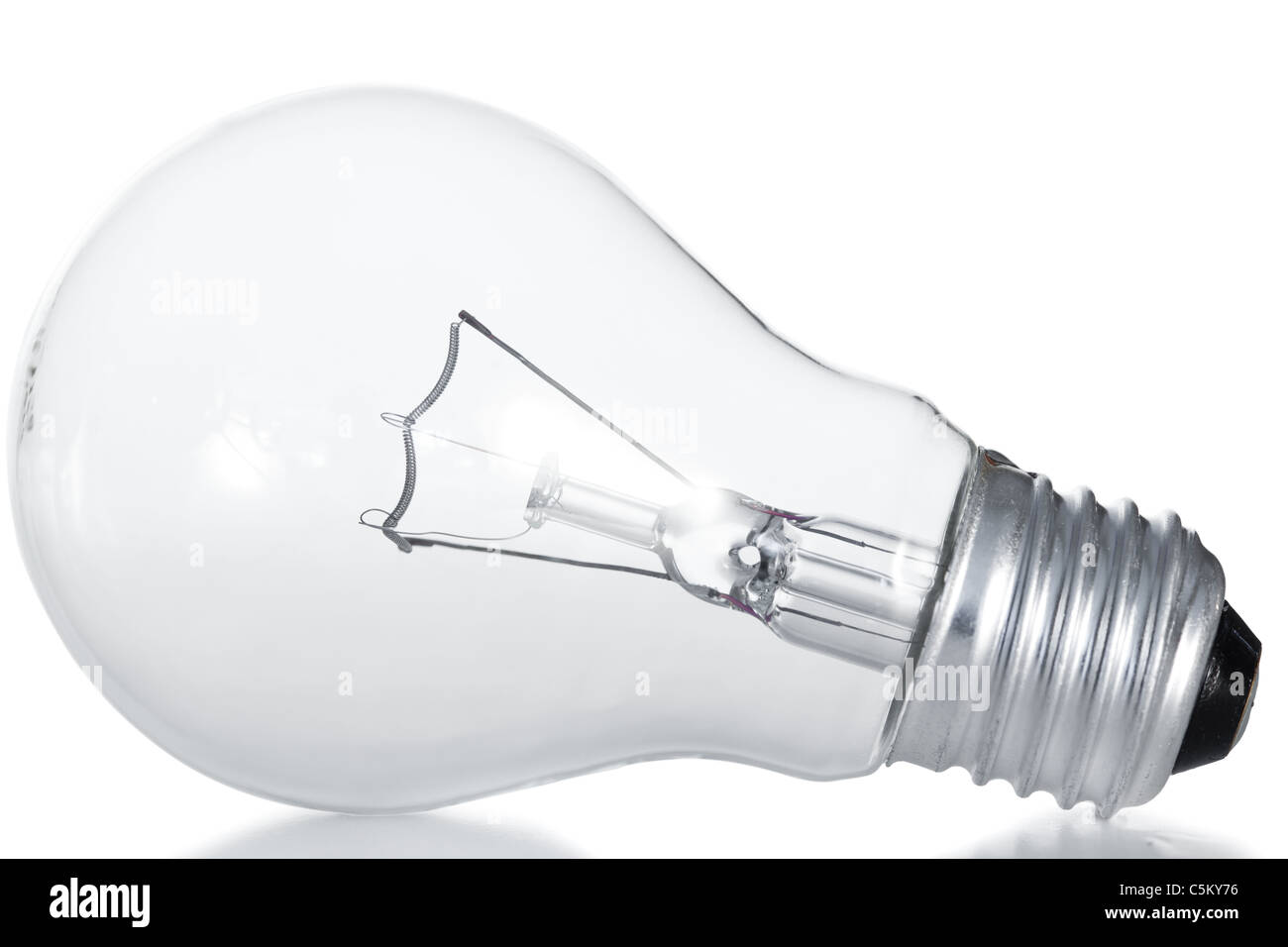 Clear Light bulb Stock Photo - Alamy