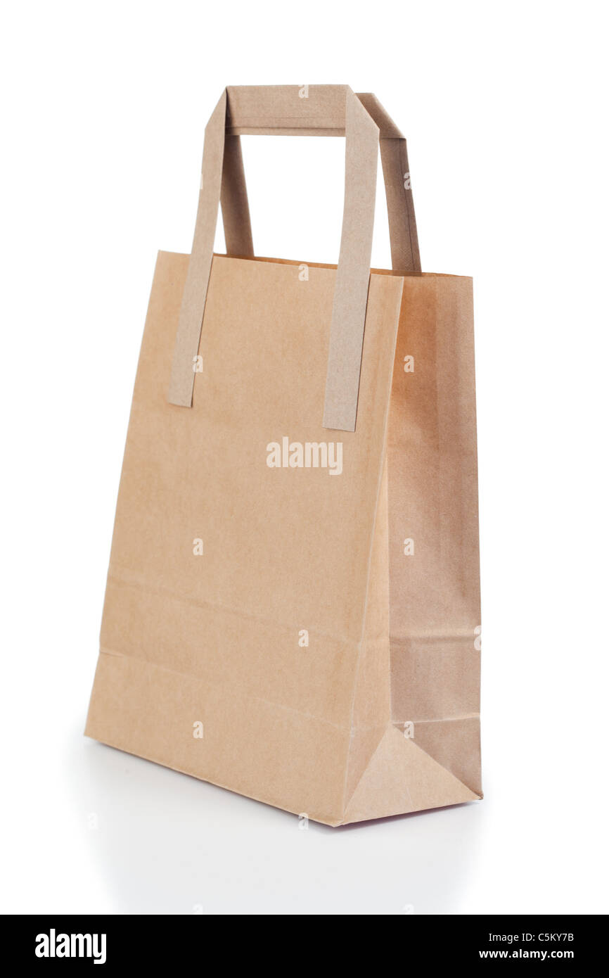 Brown paper bag Stock Photo - Alamy