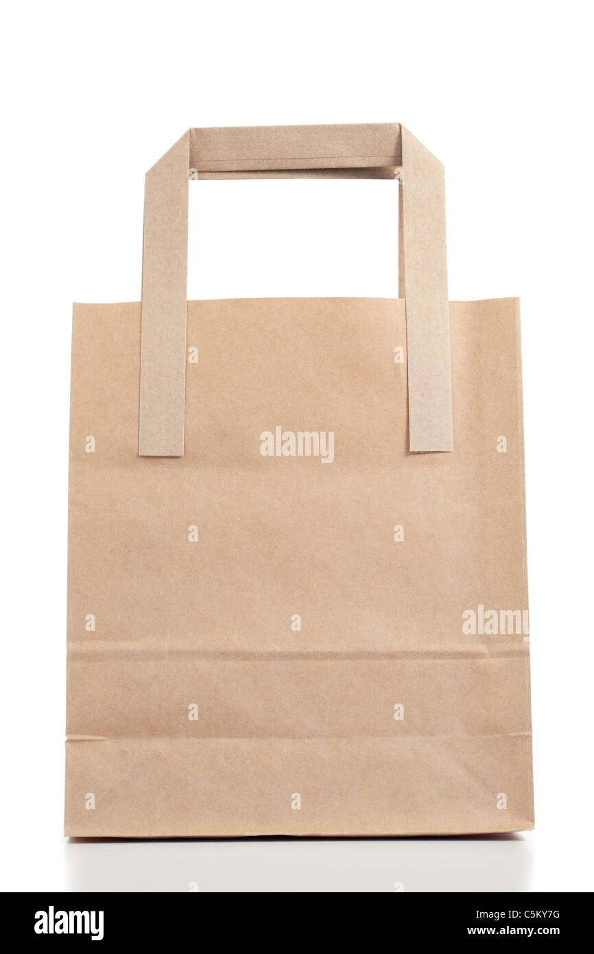 Brown paper bag Stock Photo - Alamy