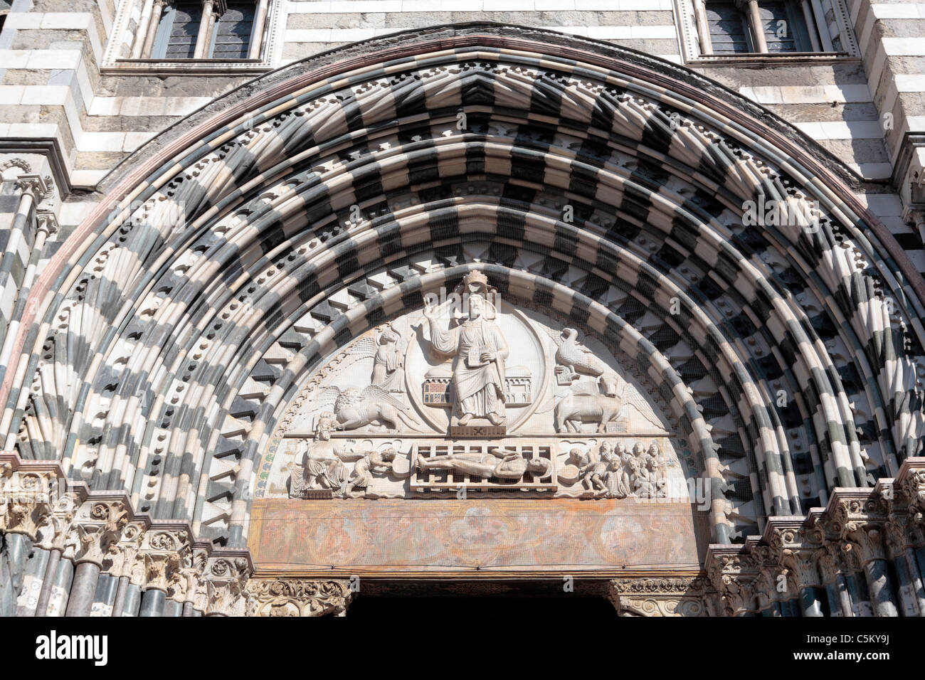 Cathedral (12th century), Genova, Liguria, Italy Stock Photo - Alamy