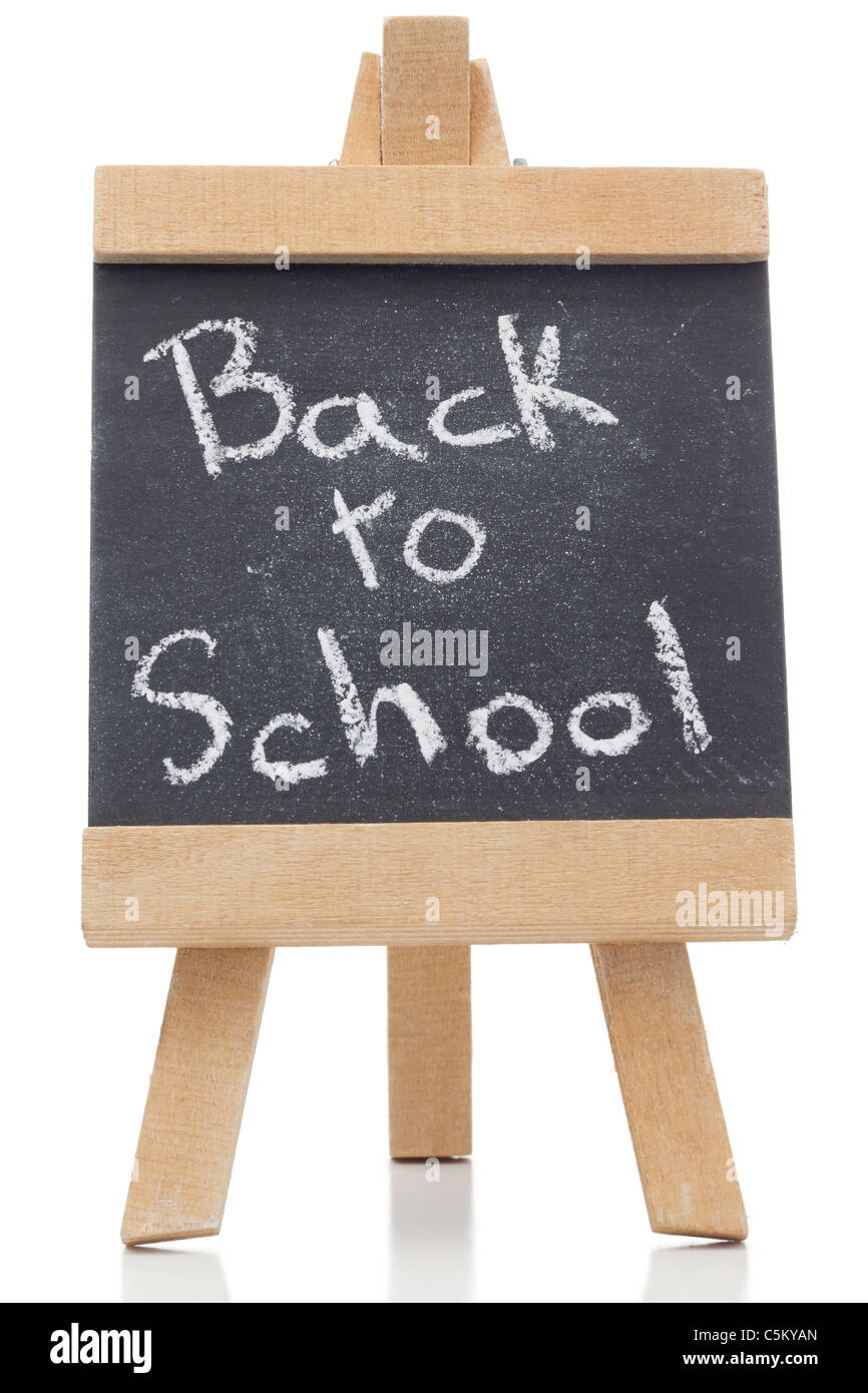 Blackboard with the words Stock Photo - Alamy