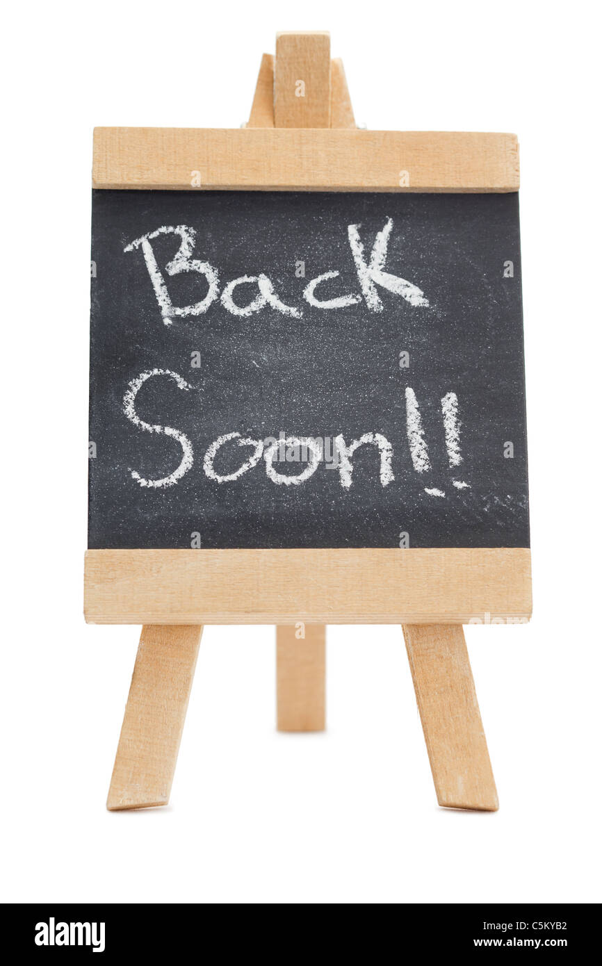 Come back soon hi-res stock photography and images - Alamy