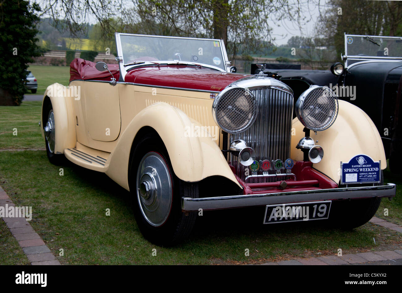 Bentley Derby Vintage Motorcar, Special Sports c1934 Stock Photo - Alamy