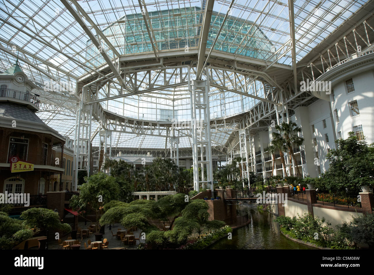 interior of the gaylord opryland resort Nashville Tennessee USA Stock ...