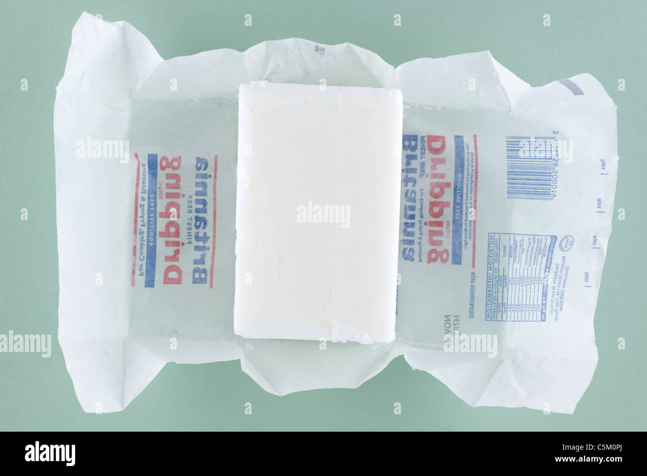 500 gram block of Britannia finest beef dripping Stock Photo - Alamy