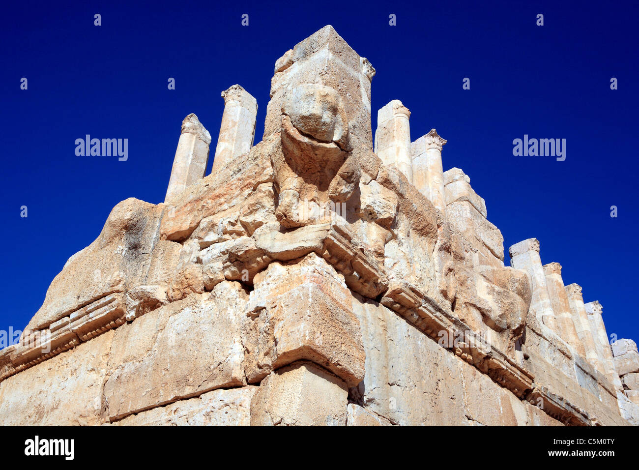 Palace Qasr al Abd near Iraq al Amir (2nd century BC), Jordan Stock ...