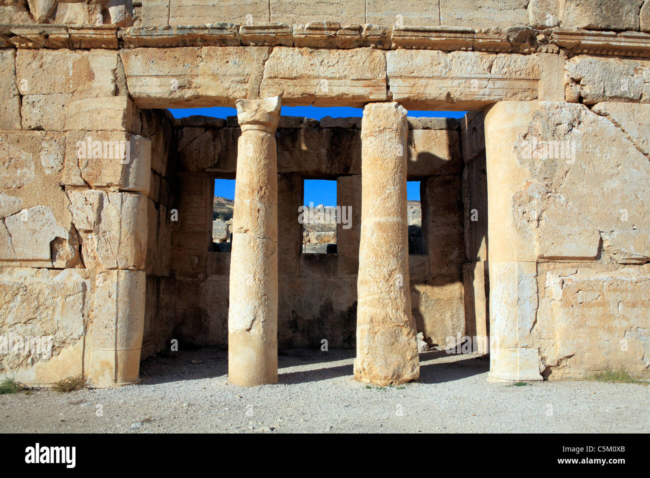 Palace Qasr al Abd near Iraq al Amir (2nd century BC), Jordan Stock ...
