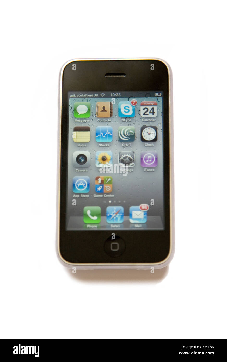 Iphone device Cut Out Stock Images & Pictures - Alamy