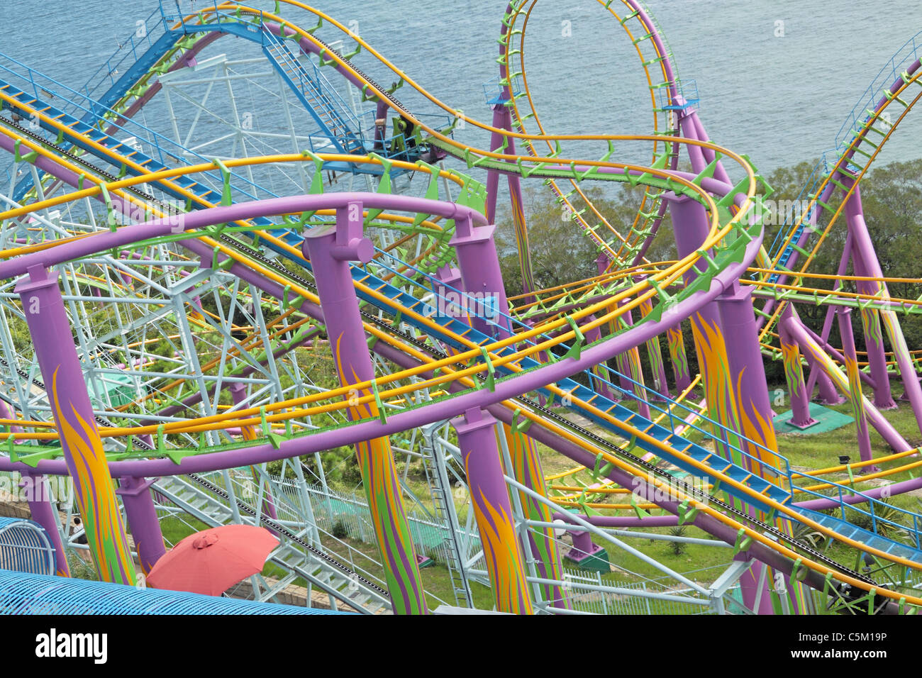 Couple roller coaster hi-res stock photography and images - Alamy