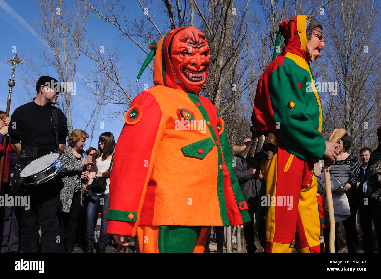 Procession - Carnival " Botarga - Motley LA CANDELARIA " in RETIENDAS ...