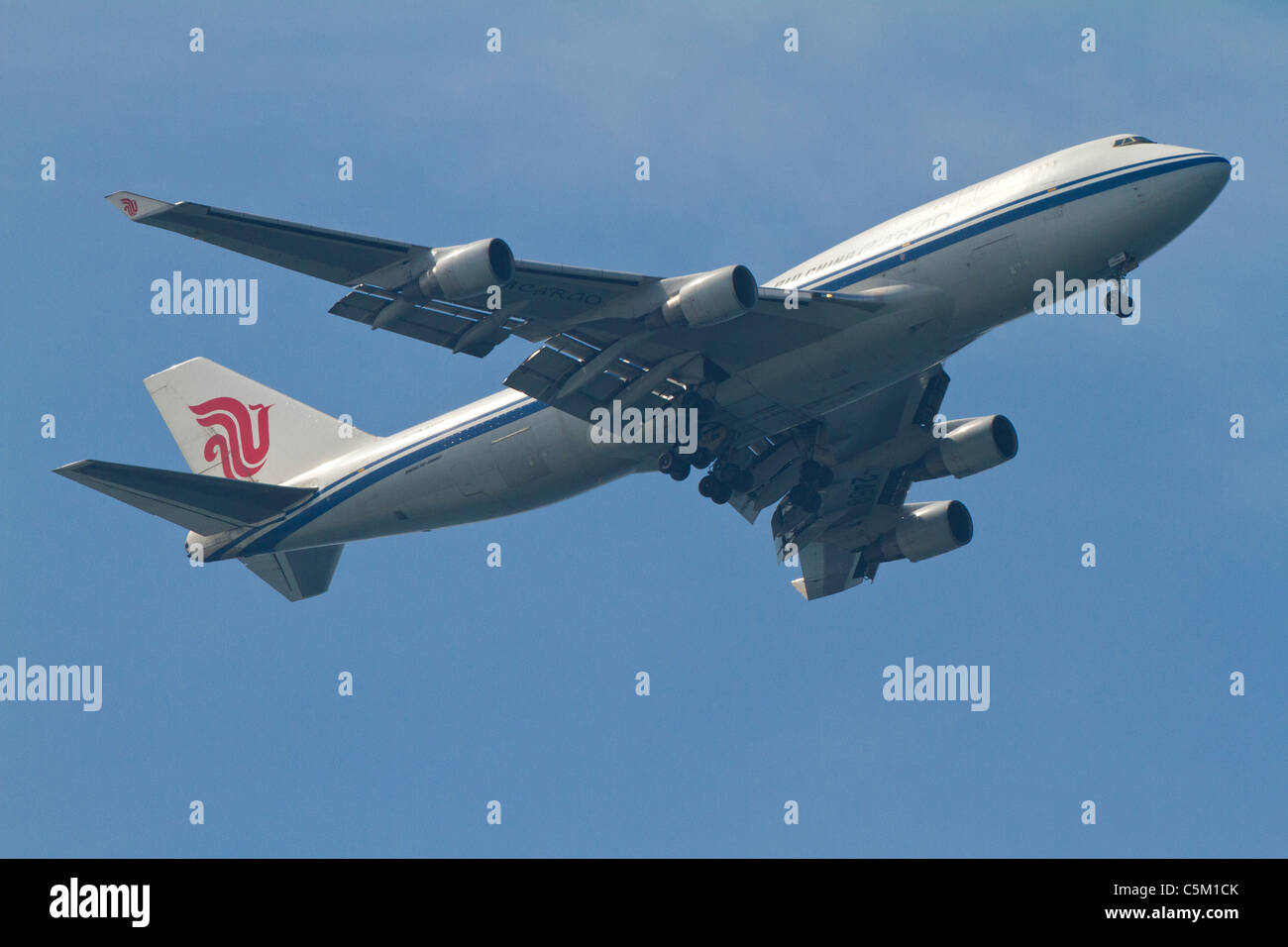 Boeing in flight Stock Photo - Alamy