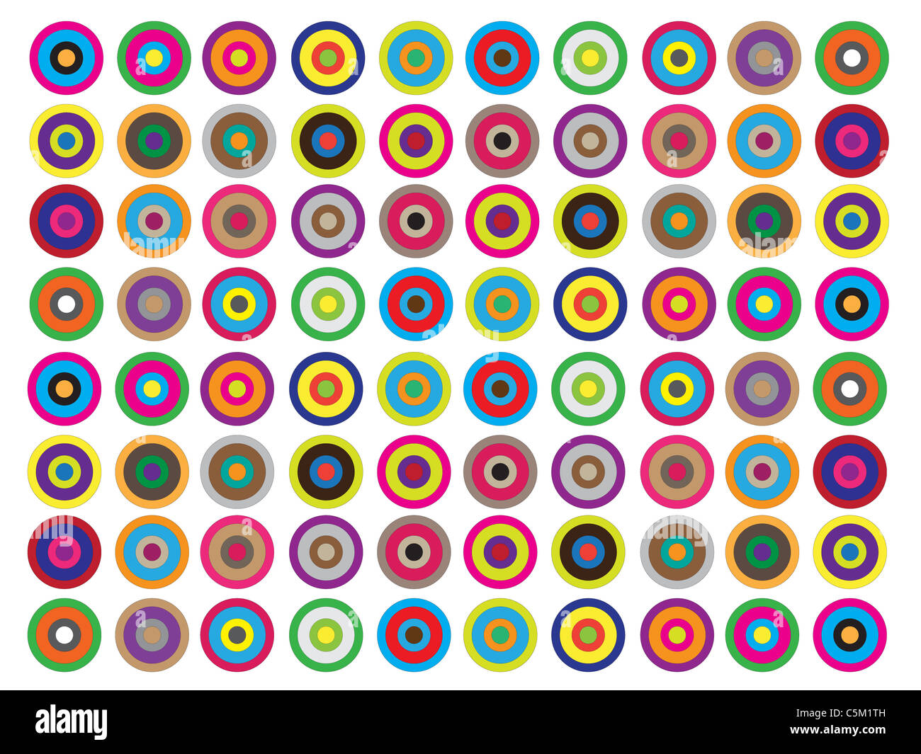 Rotating circles optical illusion hi-res stock photography and images ...