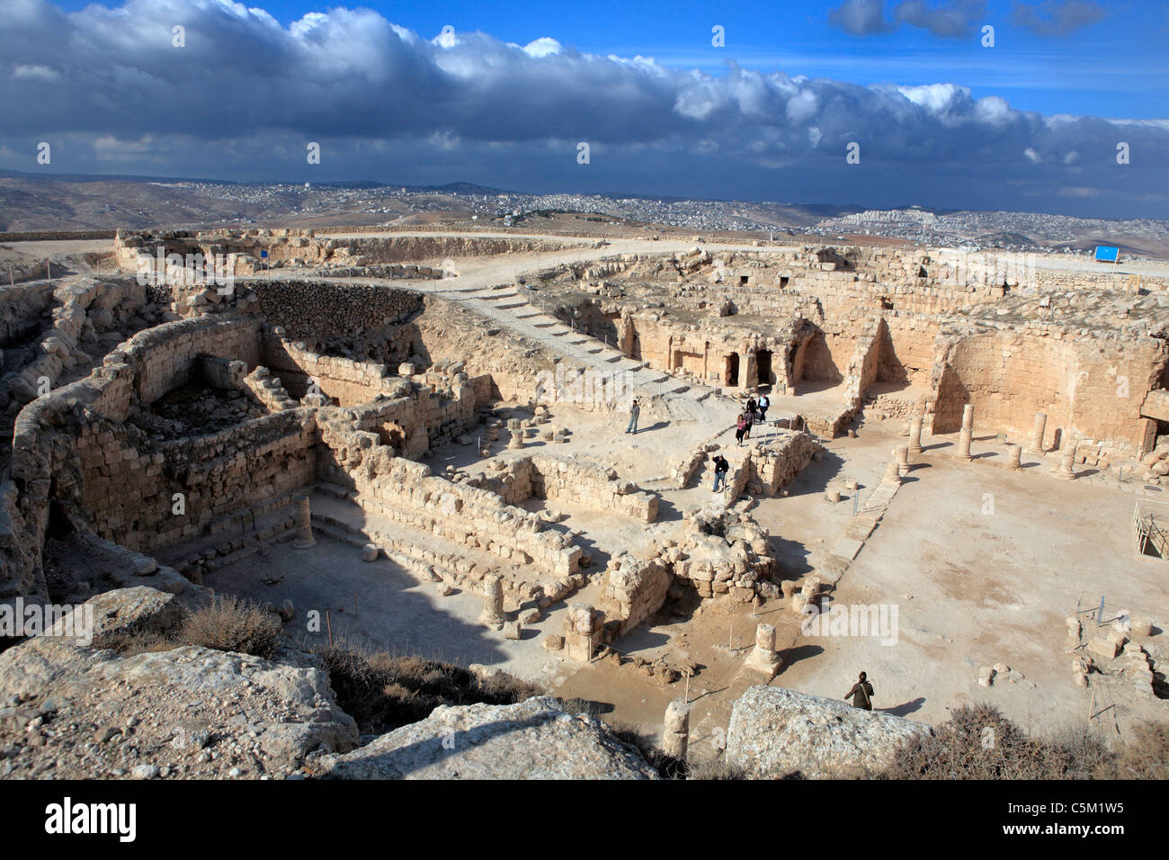 Herodium palace hi-res stock photography and images - Alamy