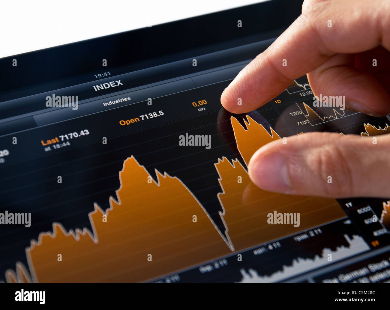 Stock market chart hi-res stock photography and images - Alamy