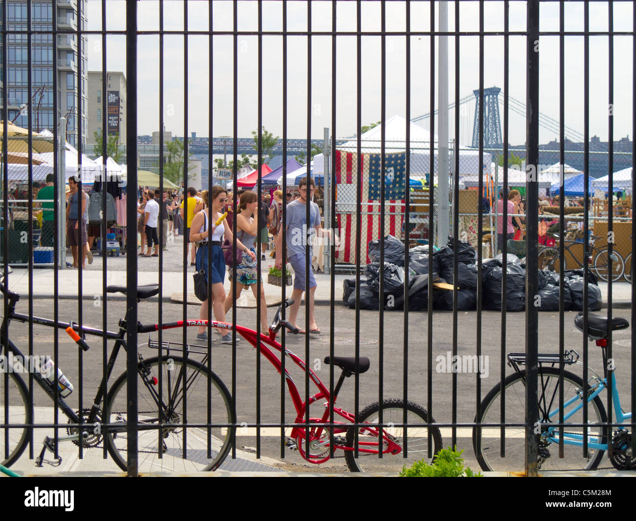Brooklyn Flea market in Williamsburg Stock Photo - Alamy