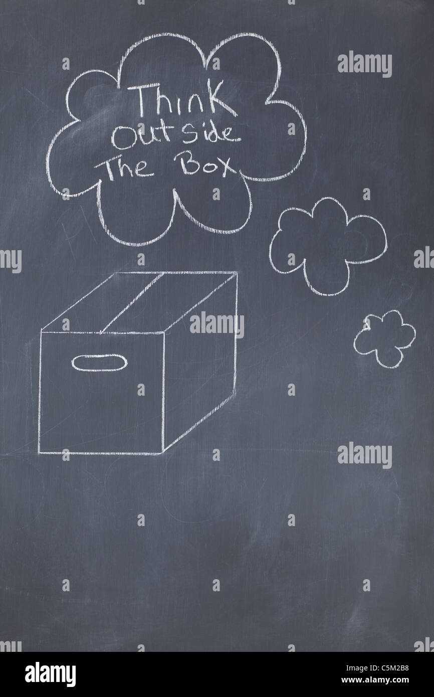 Think outside the square hi-res stock photography and images - Alamy