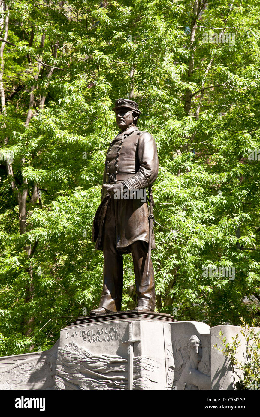 Farragut Monument, Madison Square Park, NYC Stock Photo - Alamy