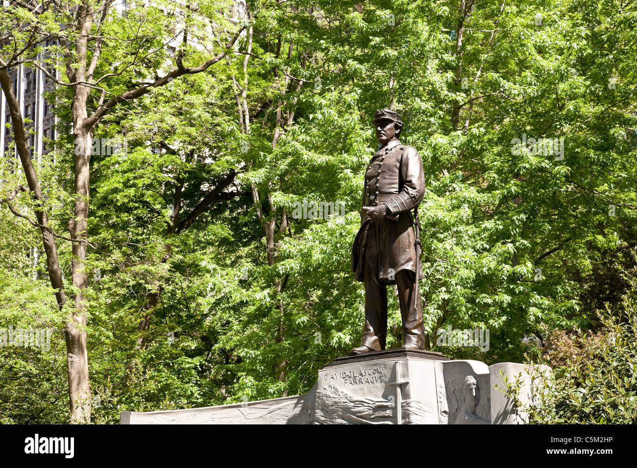 Farragut Monument, Madison Square Park, NYC Stock Photo - Alamy