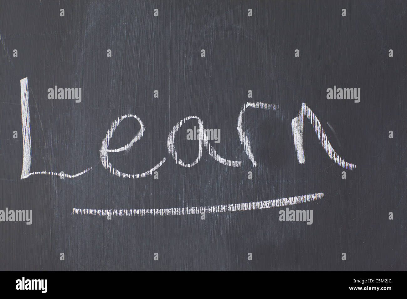 Blackboard with word Stock Photo - Alamy