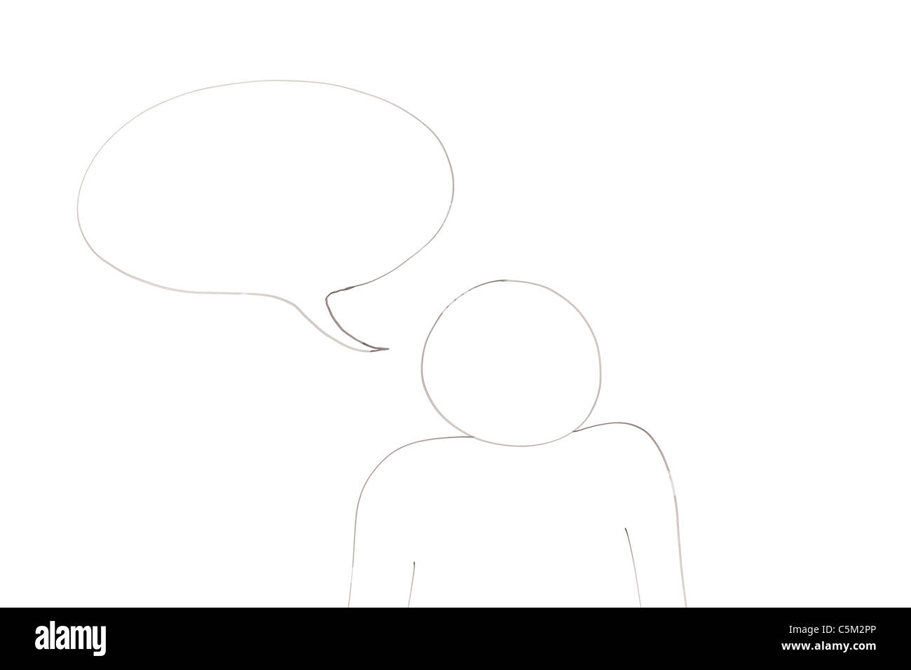 3d speech bubble message Cut Out Stock Images & Pictures - Alamy