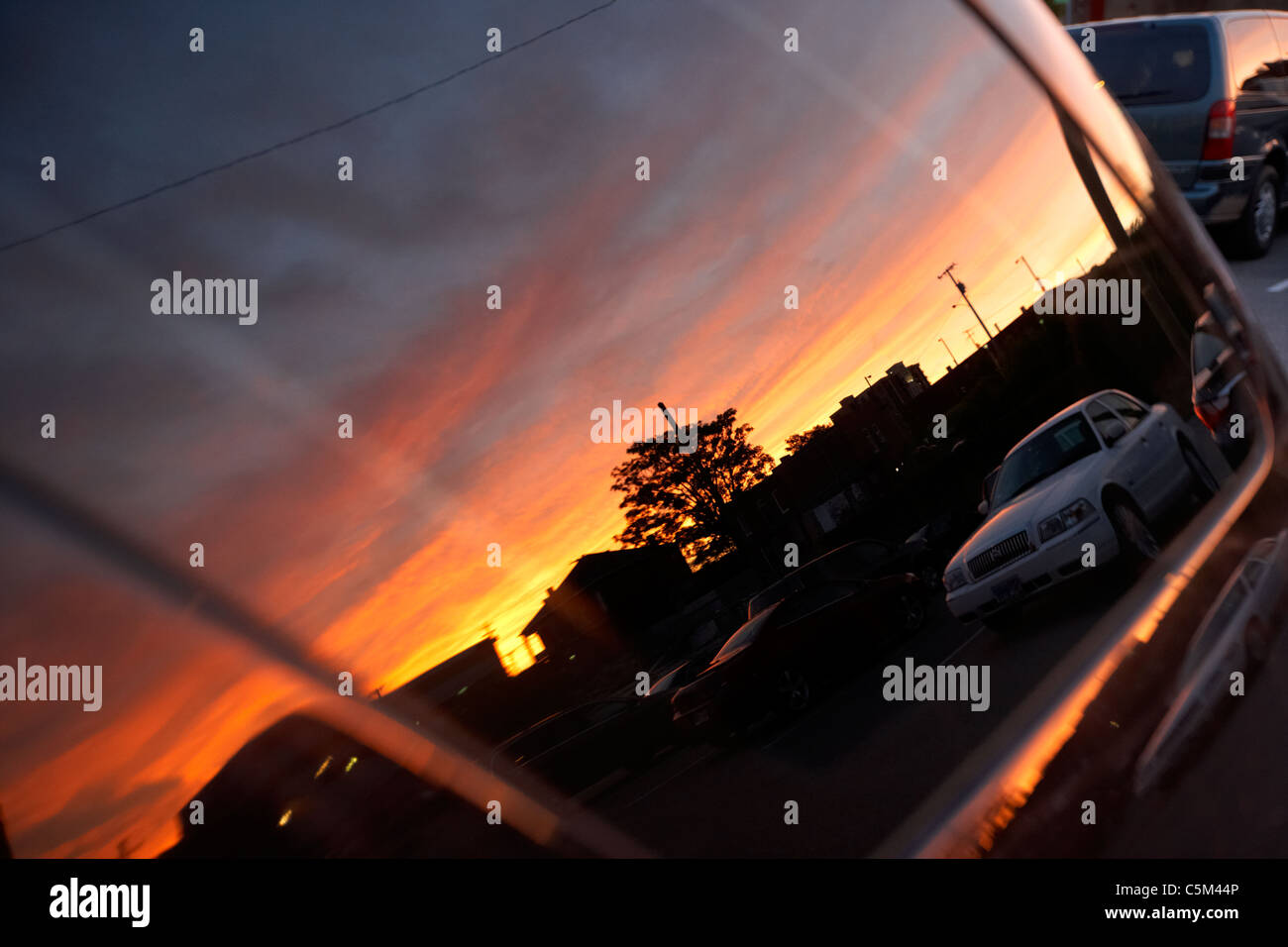sunset over Nashville Tennessee USA Stock Photo - Alamy