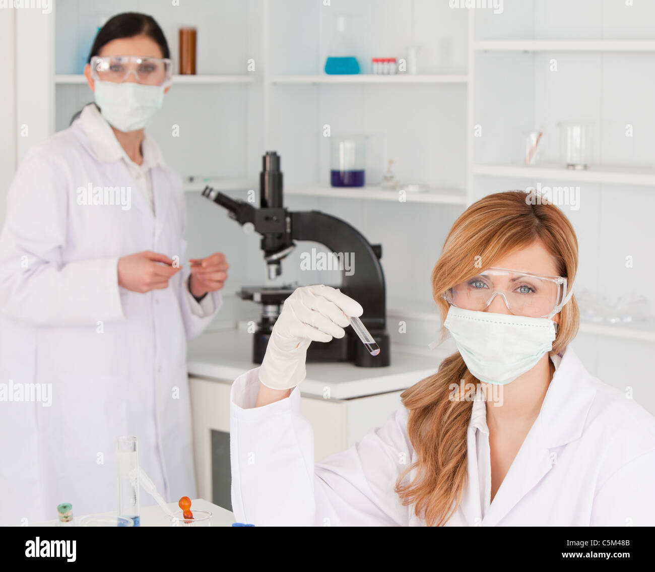 Dark school lab hi-res stock photography and images - Alamy