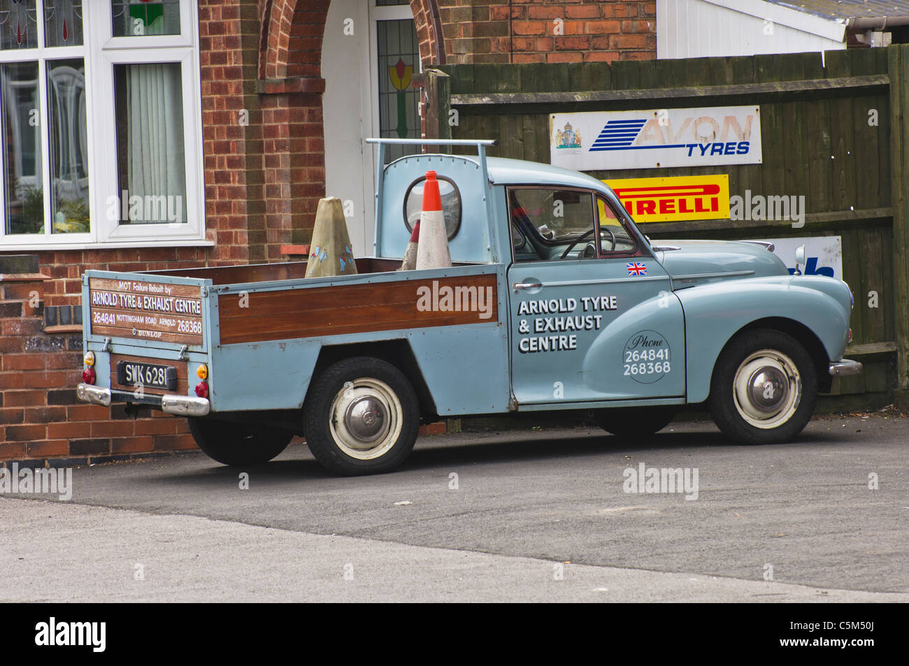 Morris minor, vintage pick-up Stock Photo - Alamy
