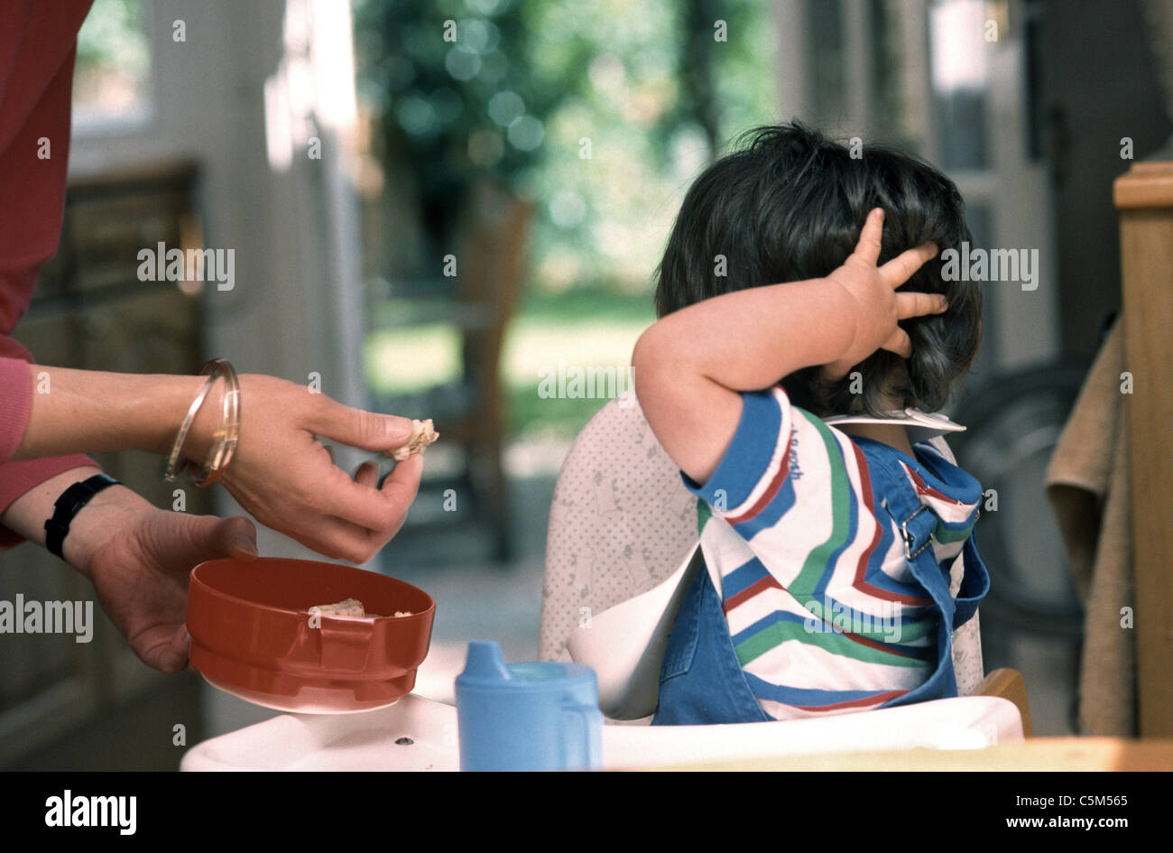 toddler refusing food Stock Photo - Alamy