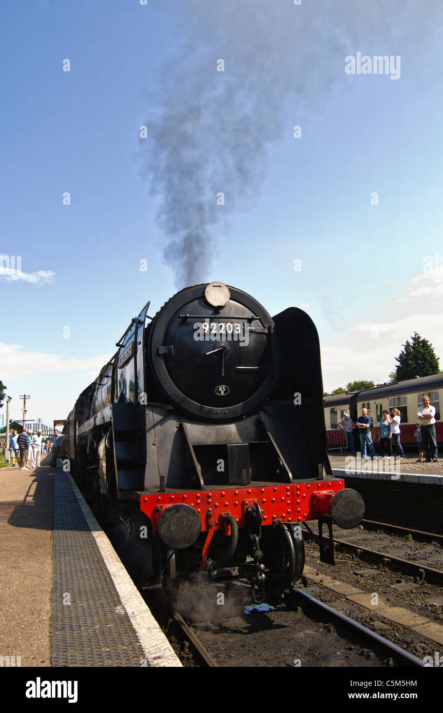 The steam locomotive 'Black Prince' at Sheringham Station, Norfolk ...