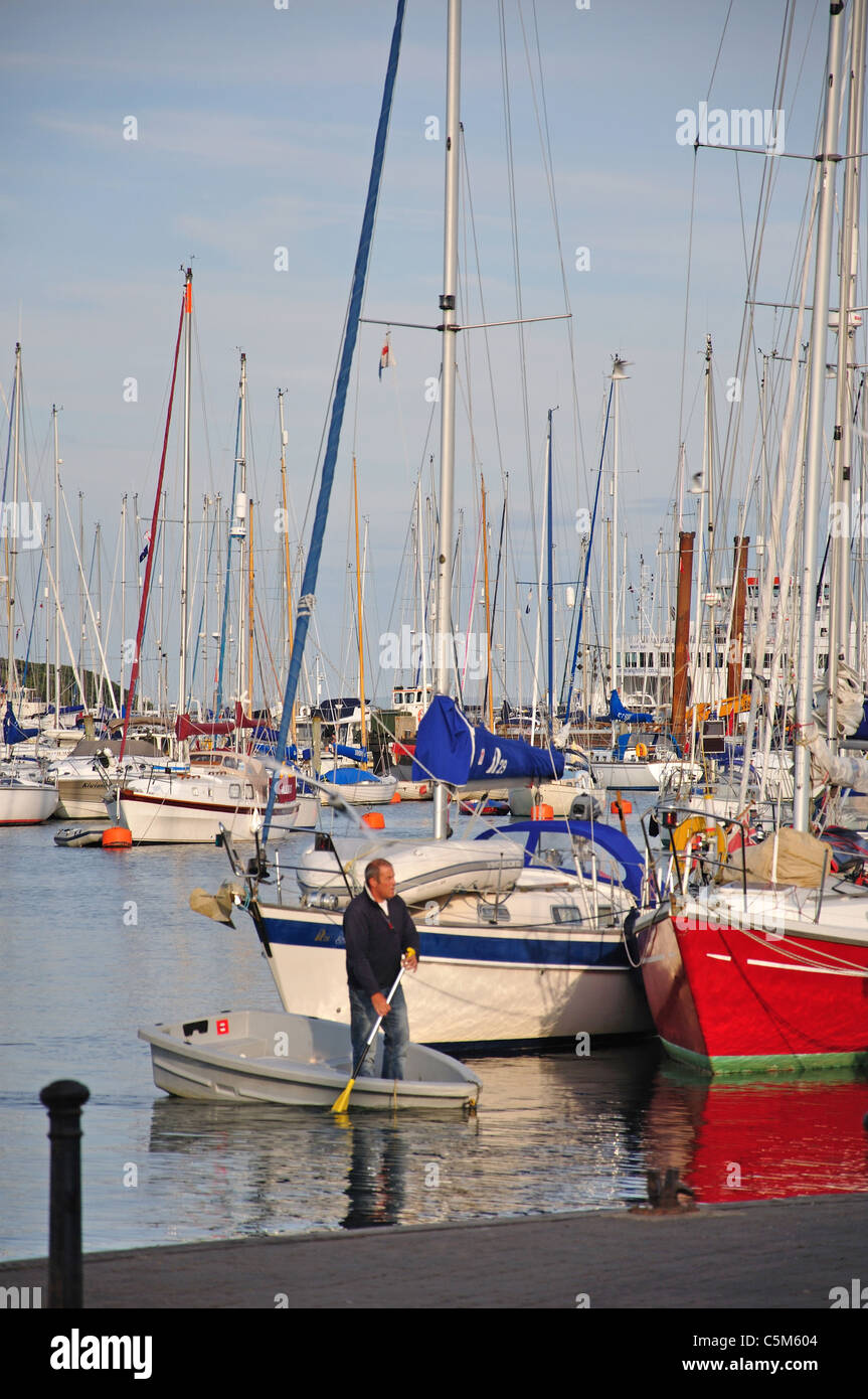 Lymington Marina, Lymington, New Forest District, Hampshire, England ...