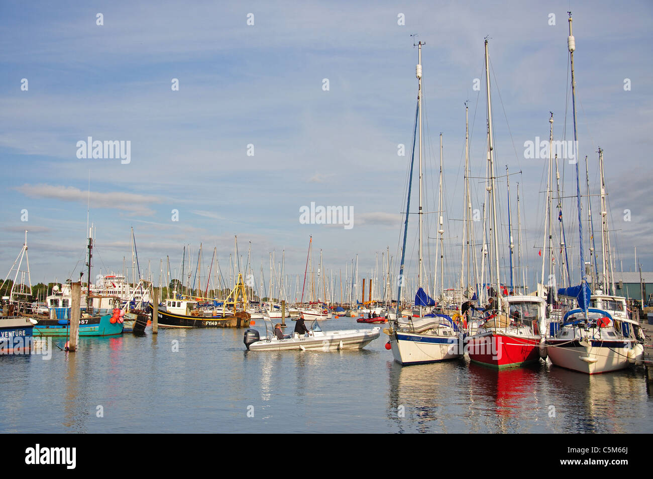 Lymington Marina, Lymington, New Forest District, Hampshire, England ...