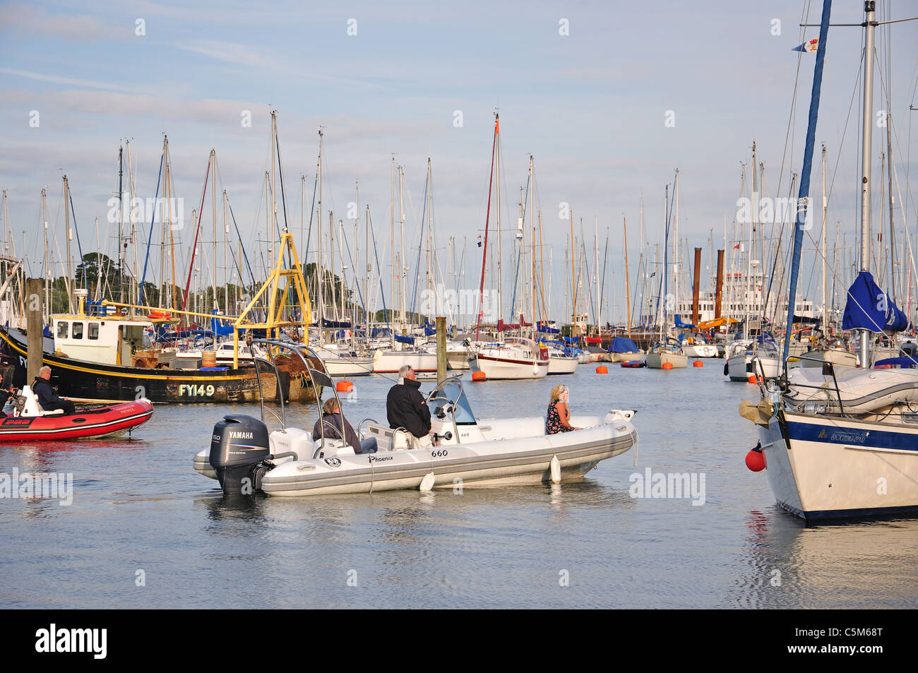 Lymington Marina, Lymington, New Forest District, Hampshire, England ...