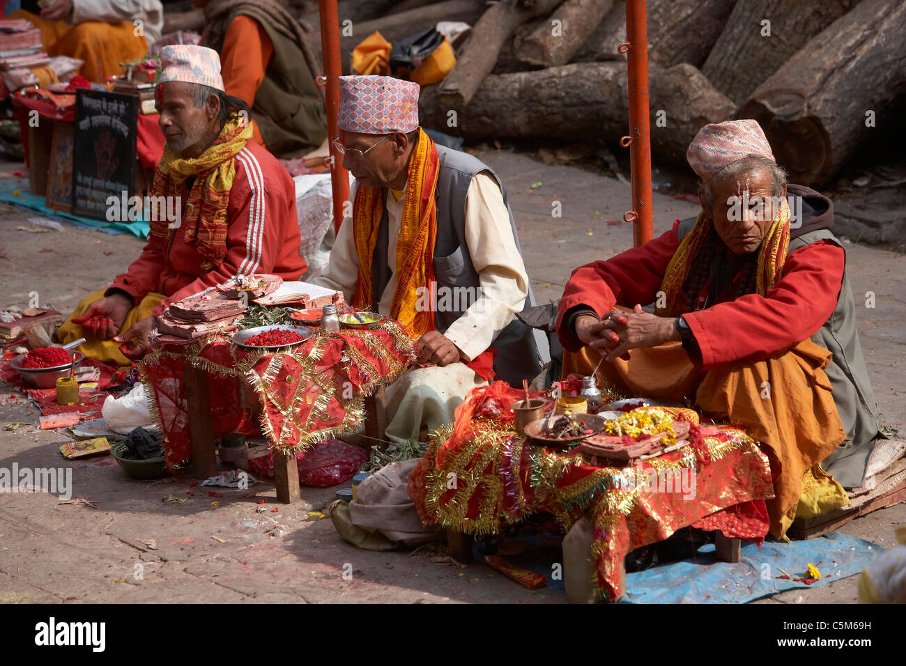 Holy men kathmandu nepal hi-res stock photography and images - Alamy