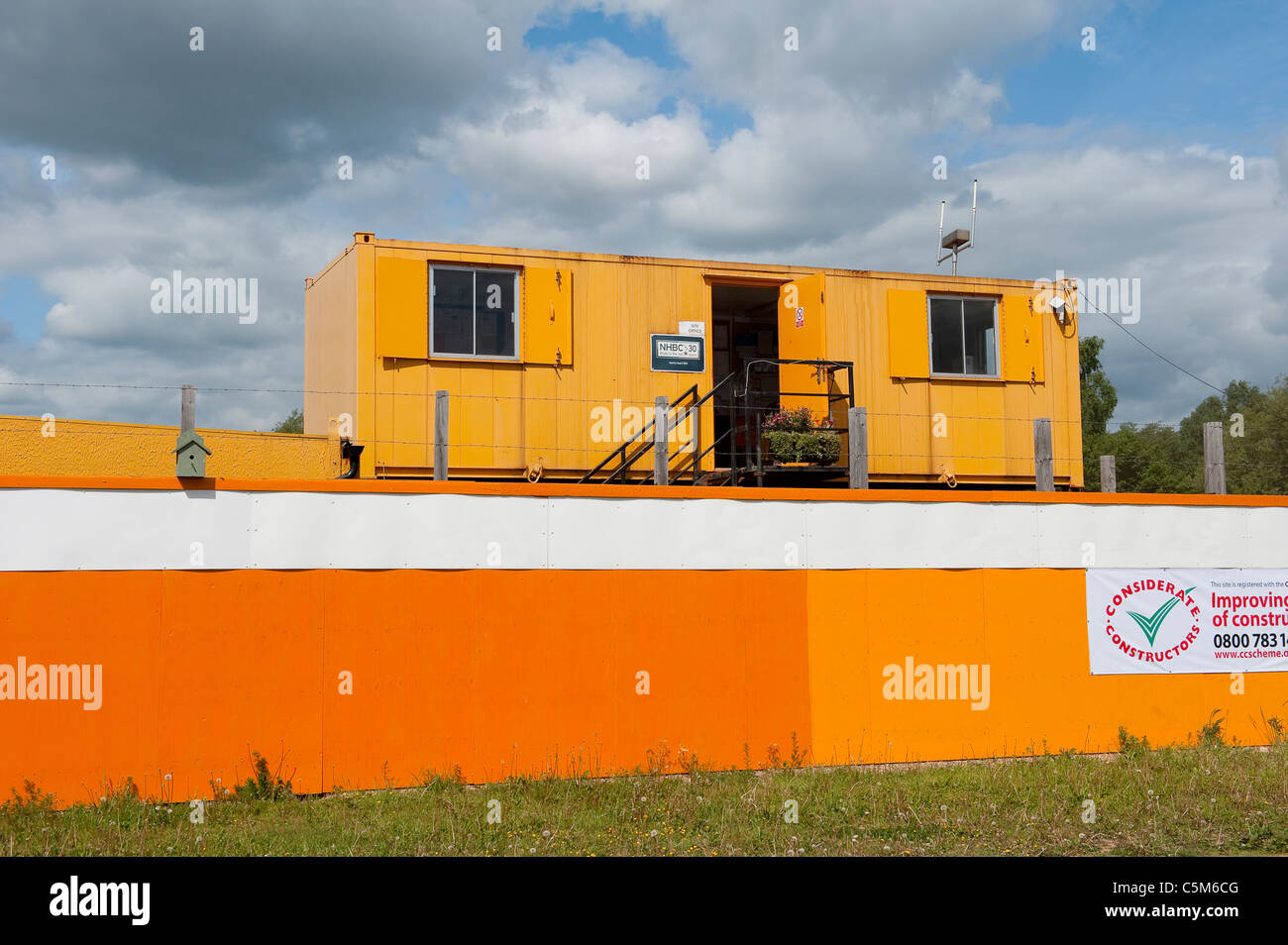 Temporary construction site office hi-res stock photography and images ...