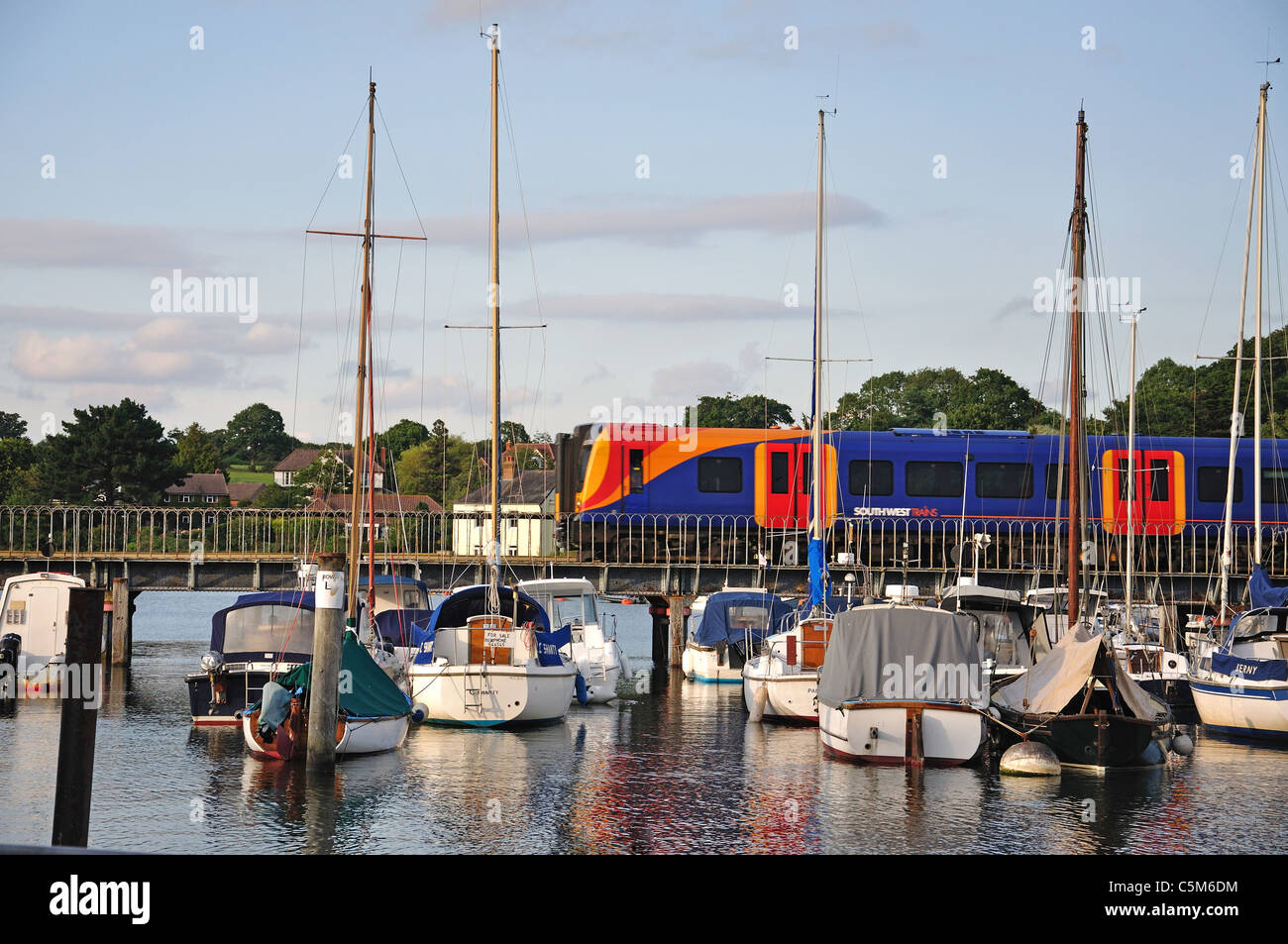 Lymington Marina, Lymington, New Forest District, Hampshire, England ...
