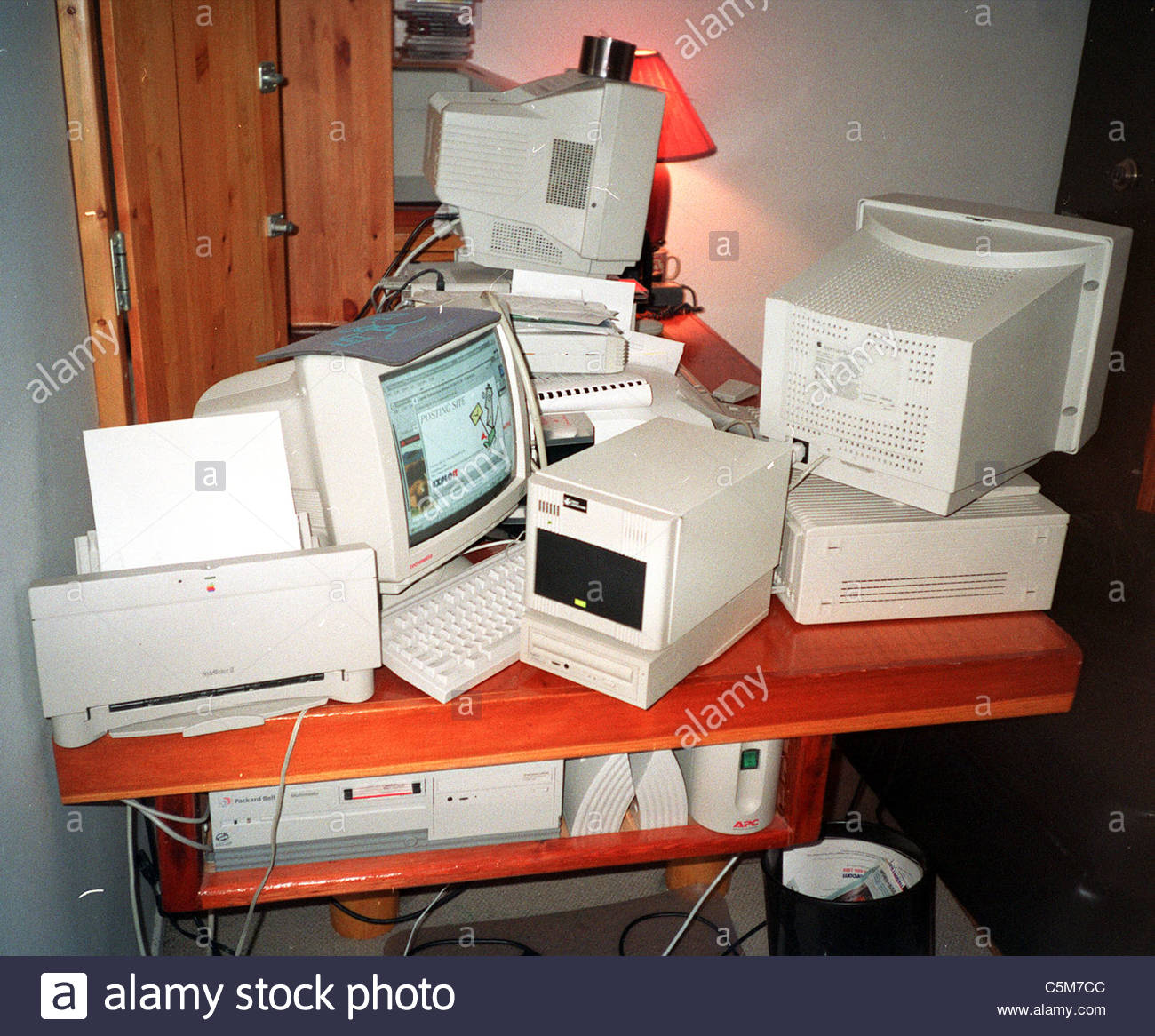 1990s Computer Room High Resolution Stock Photography and Images - Alamy