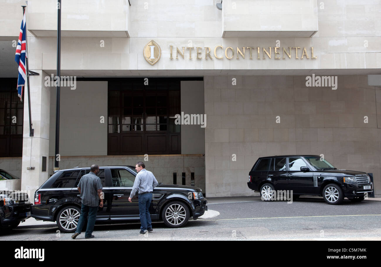 Intercontinental Hotel, Park Lane, London Stock Photo - Alamy