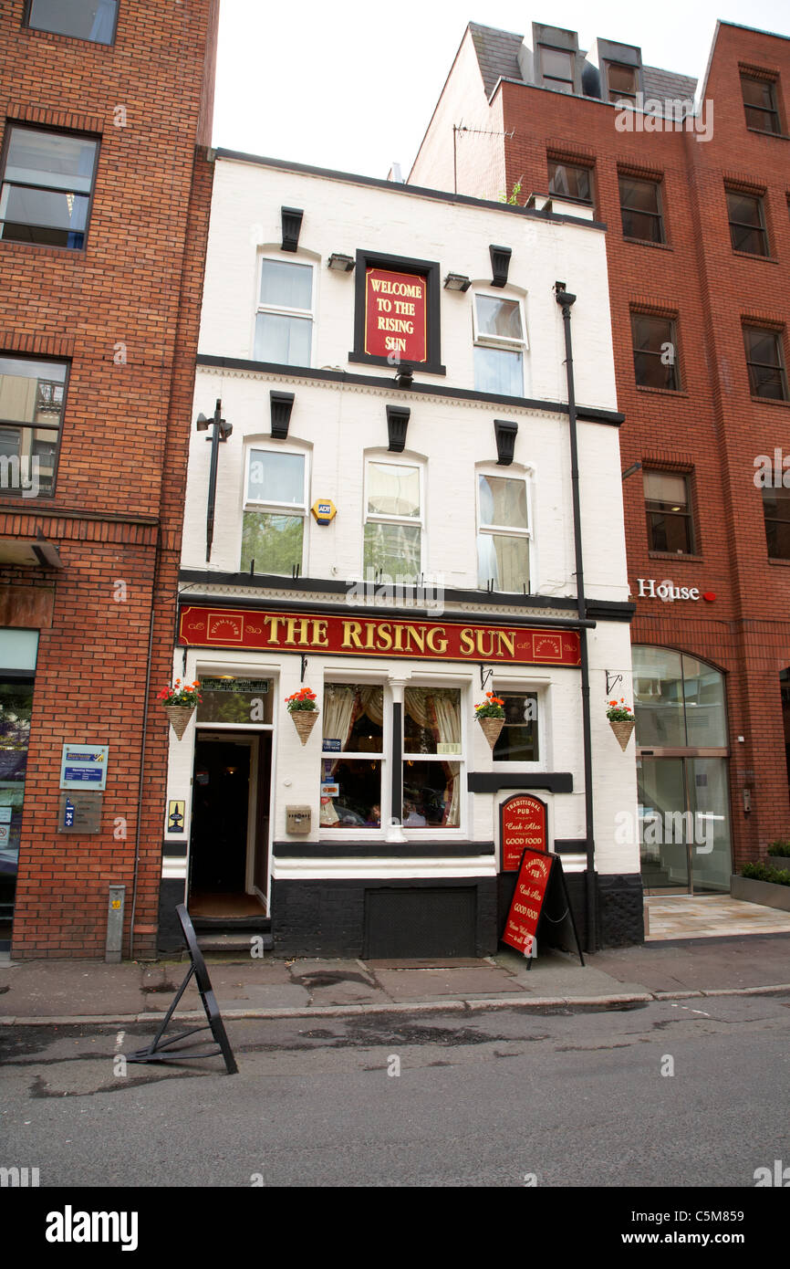 The Rising Sun pub in the city centre of Manchester UK Stock Photo - Alamy