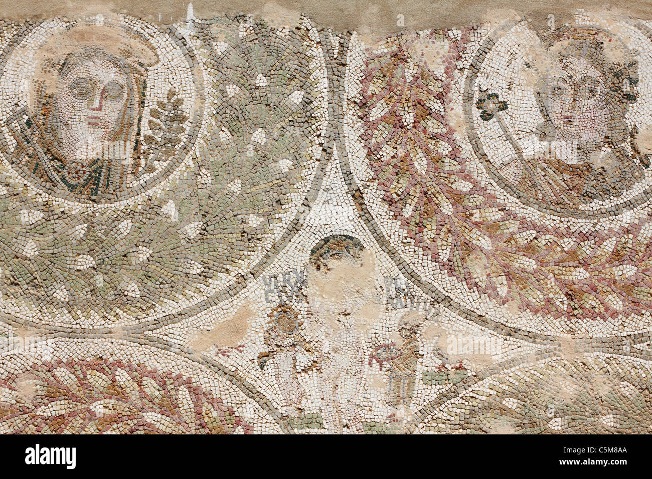 Ancient Roman mosaic in museum of Carthage Stock Photo - Alamy