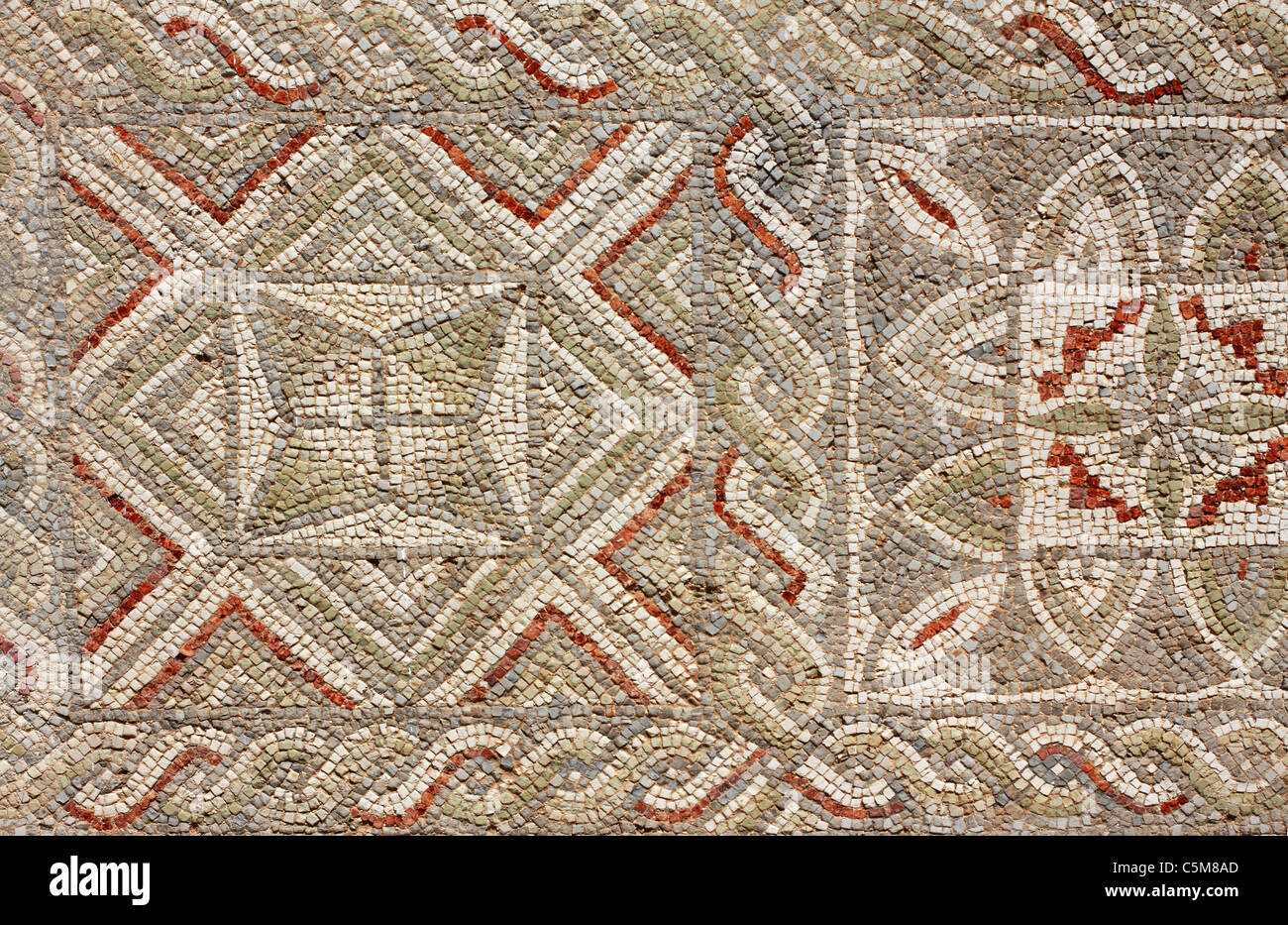 Ancient Roman mosaic in museum of Carthage Stock Photo - Alamy